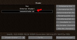 Minecraft Java Edition: Shader installieren